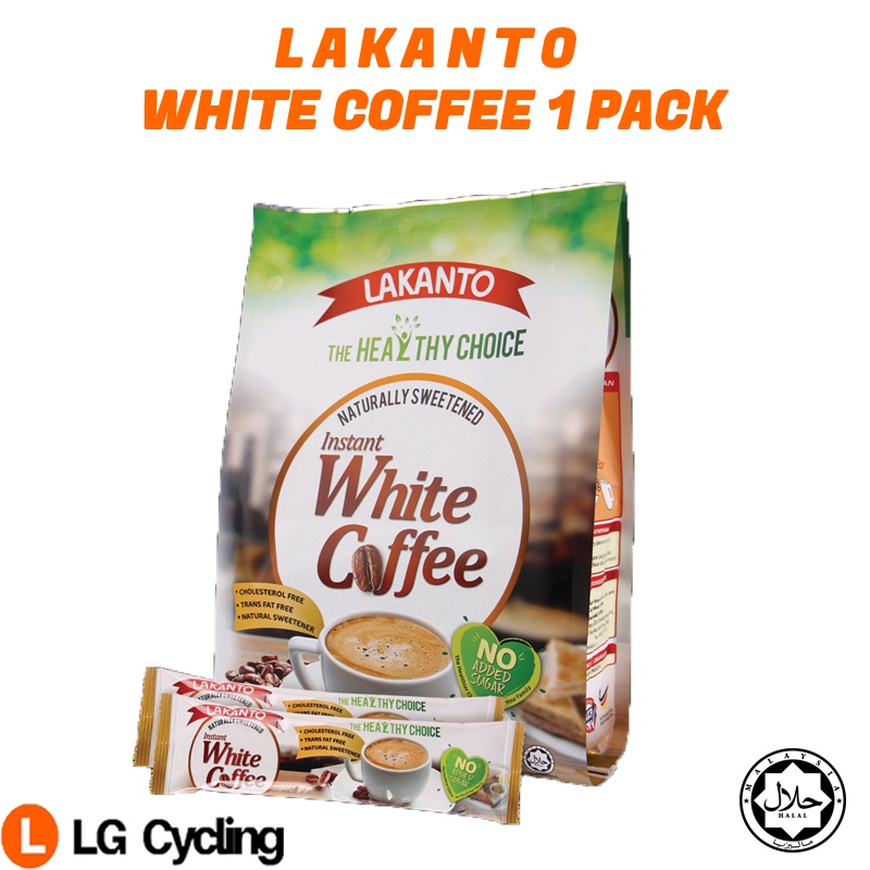 Halal Lakanto Instant White Coffee 3-in-1 Low GI Instant Coffee 32g x ...