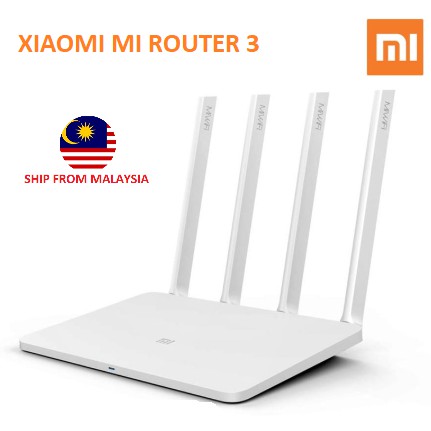 💯100% Authentic💯XiaoMi Mi Wifi Router 3 Wireless Router (Ready Stock ...