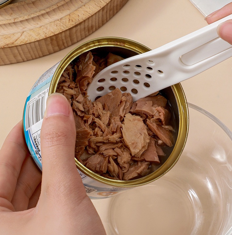 1pc 4 in 1 Can Canned Opening Spoon Opener Tuna Strainer Sauce Squeeze ...