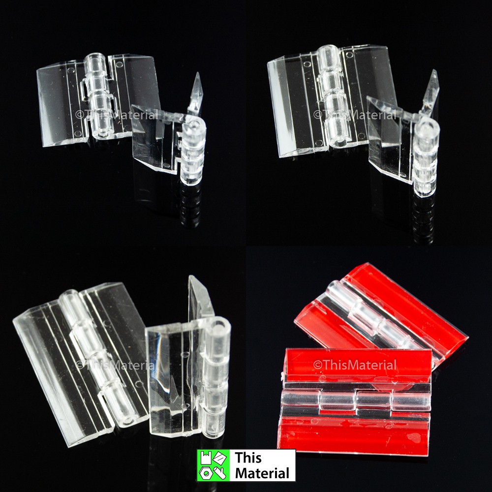 Acrylic Hinge Transparent Hinge Self Adhesive Hinge Engsel Akrilik ...