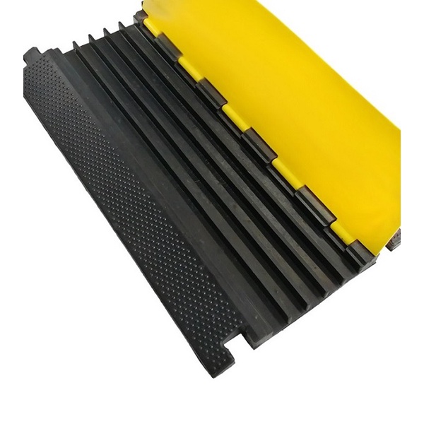 Cable Protector Ramp, 5 Channel Ramp Hump Rubber Size: 910mmL x 500mmW ...