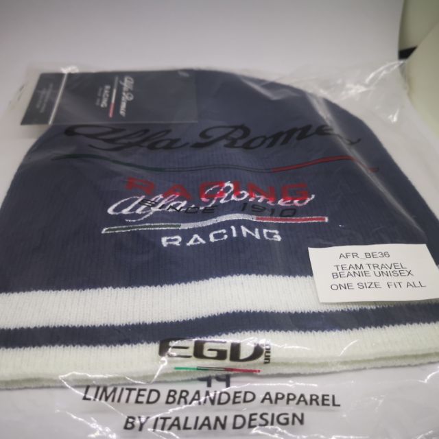 [Original Official Merchandise] Alfa Romeo F1 official Beanie | Shopee ...