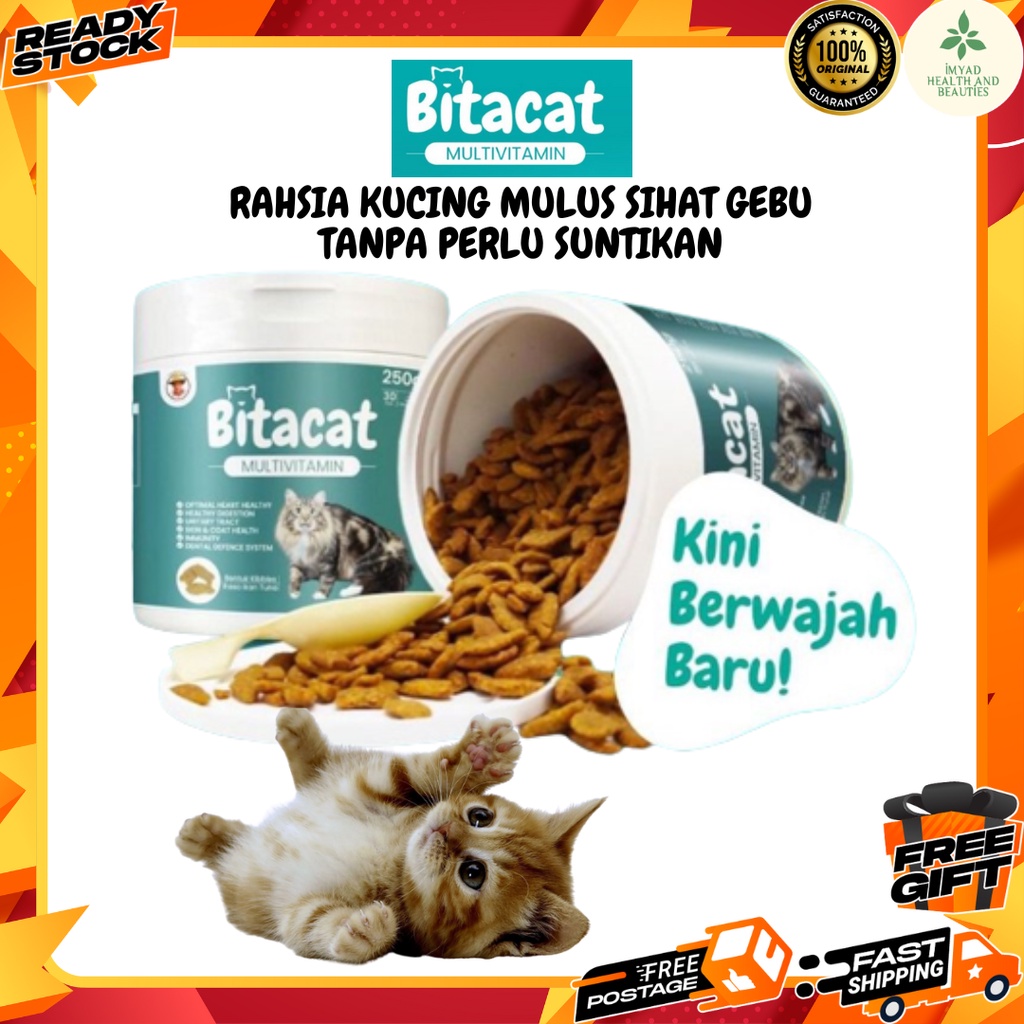 🔥ORINAL READY STOCK + FREEGIFT 🔥 BITACAT NUTRIENT VITAMIN KUCING SIHAT ...