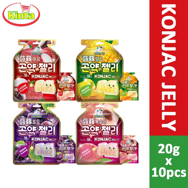 [HALAL]Captain Dolphin Konjac Jelly 20g x 15pcs | Shopee Malaysia