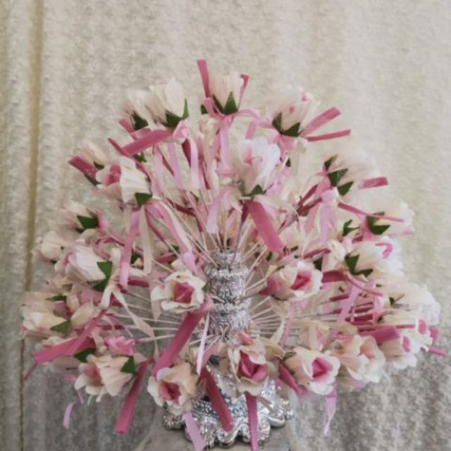 BUNGA TELUR MURAH WEDDING GIFT BUNGA PAHAR PELAMIN KHAWIN (50PCS ...