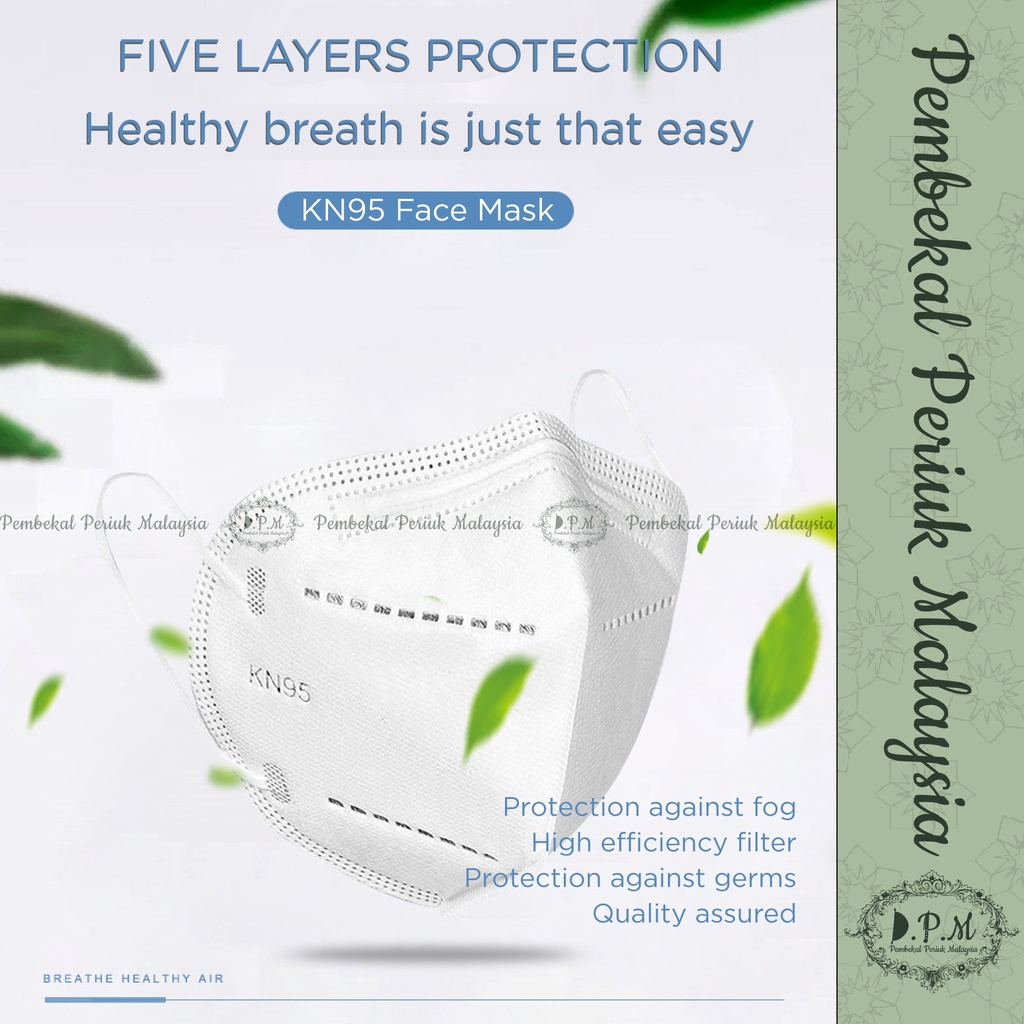 KN95 5-Layer Face Mask / KN95 Pelitup Muka (READY STOCK) | Shopee Malaysia