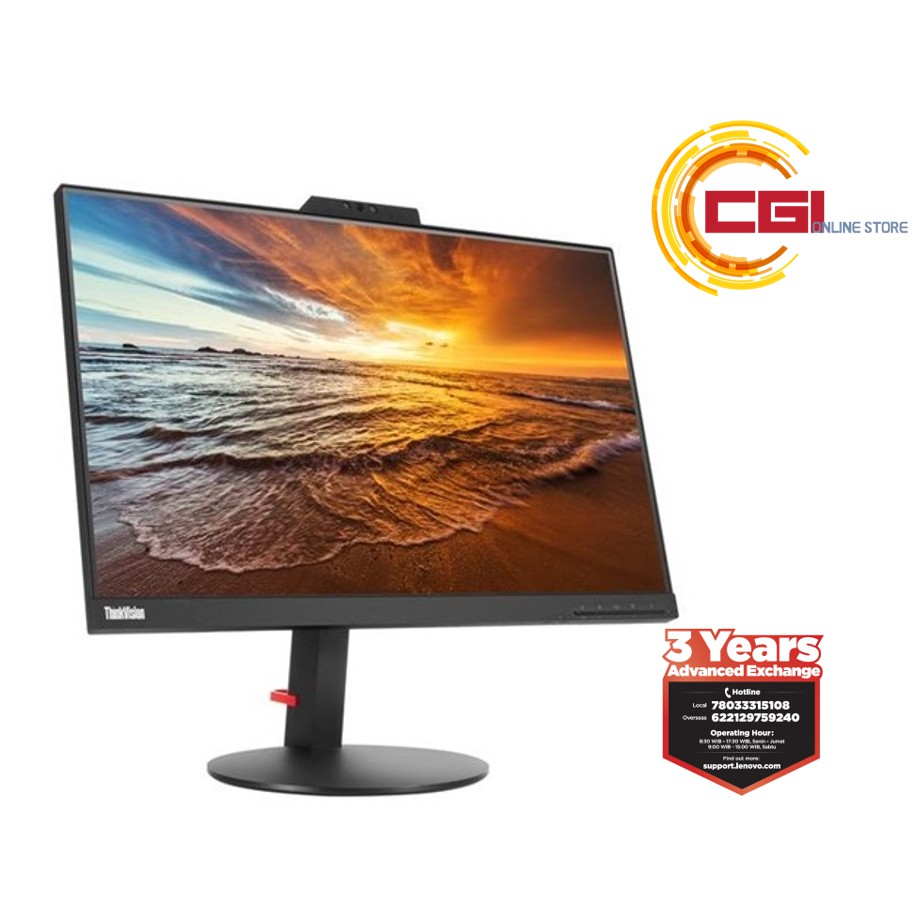 Lenovo ThinkVision T24V-10 23.8" Wide FHD VOIP Monitor (61BCMAR6WW ...