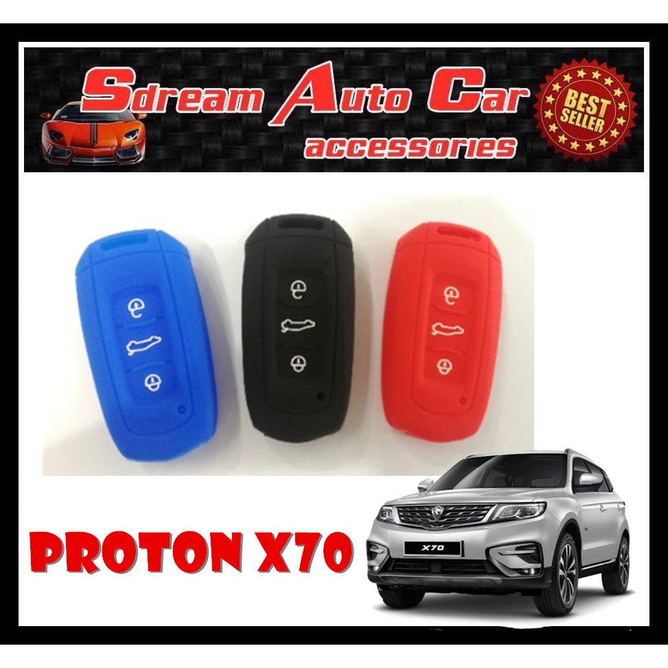 Proton X70 Car Smart Remote Key Cover Silicone Cover | Shopee Malaysia