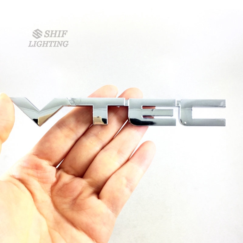 1 x ABS VTEC Letter Car Auto Decorative Rear Trunk Emblem Badge Sticker ...