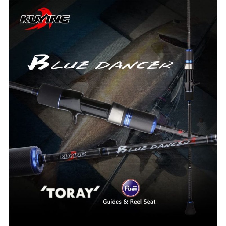 KUYING BLUE DANCER FISHING ROD | Shopee Malaysia