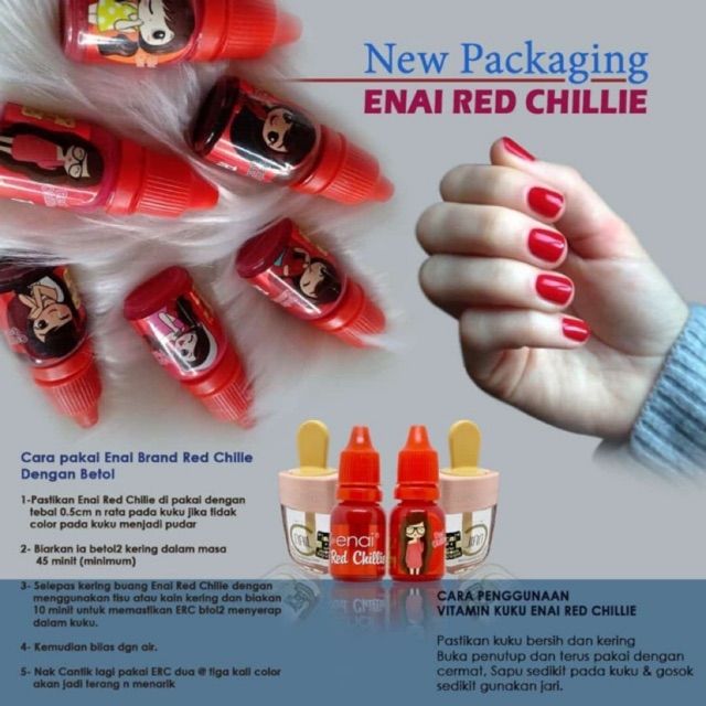 Inai Red Chilie 🎁 Original HQ | Shopee Malaysia