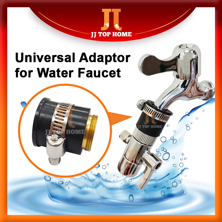 🔥 READY STOCK 🔥 Universal External Faucet / Bib Tap Adapter to Connect ...