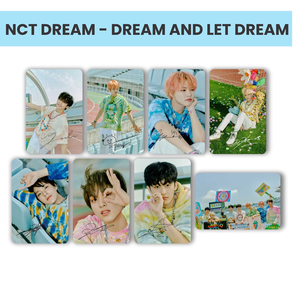 Kpop NCT Dream Hello Future Photocard Signature All Member | Shopee ...