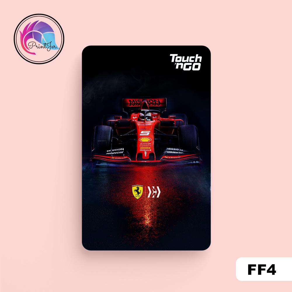 FORMULA 1( FERRARI ) - Touch And Go CARD Sticker Cover (Waterproof ...