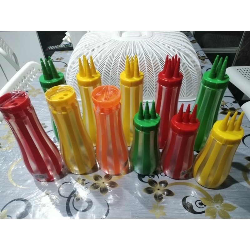 SOS Dispenser Botol Acuan Roti Jala Roti Plastik Botol Sos Condiment ...