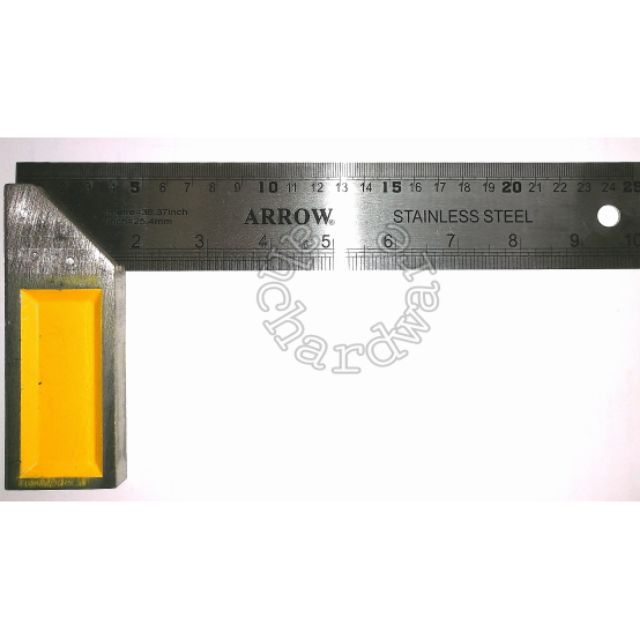 ARROW L-shaped Angel Ruler Stainless Steel / Pembaris Sesiku L | Shopee ...