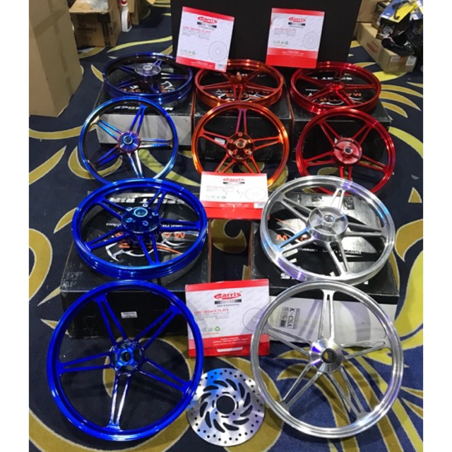 SPORT RIM K10 MAGIC BOY Y15 Y15ZR (1.6x17/1.6x17) 5COLOUR SET 1SET DISC ...