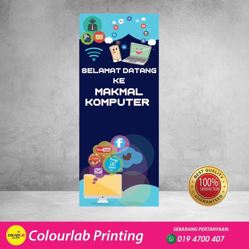 Banner Pintu Makmal/Bilik Komputer sekolah (Selamat Datang) | Shopee ...