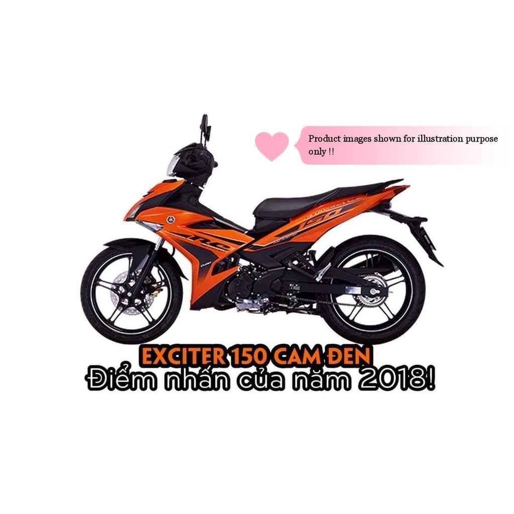 Y15ZR 'Exciter' RC 150 Body Sticker (8) White / Black / Red / Orange ...
