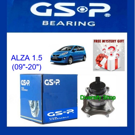🇨🇳 GSP Perodua Alza (09"-20") Rear Wheel Bearing | Shopee Malaysia
