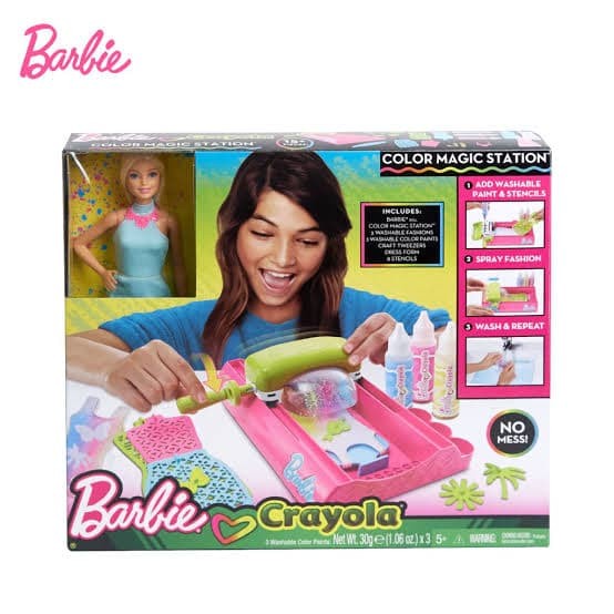 Barbie Crayola Color Magic Station Original Mattel Child Activity ...