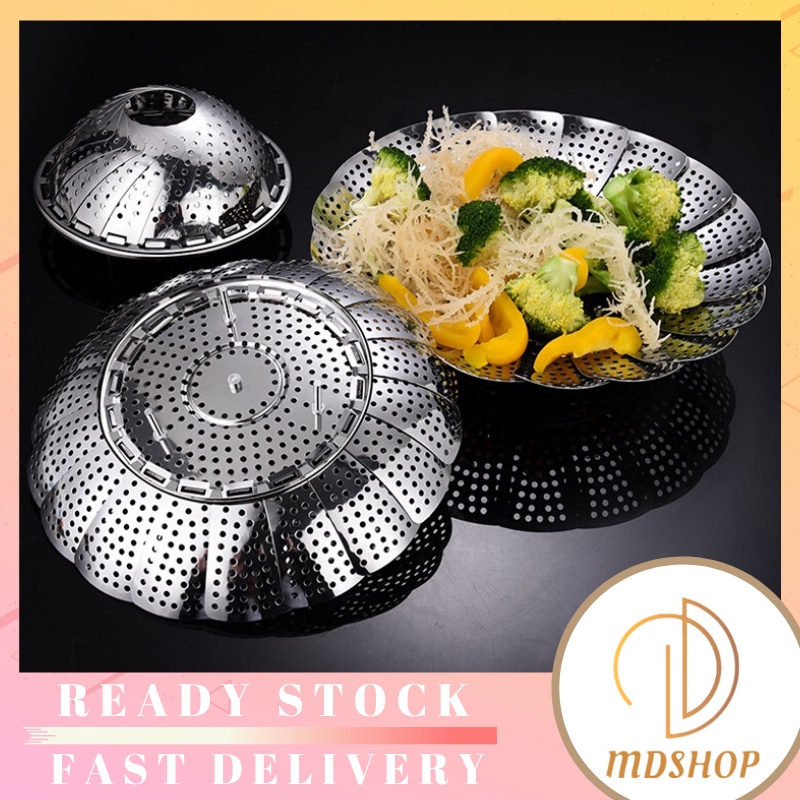 Telescopic Folding Type Steaming Rack 430 Stainless Steel Steamer ...