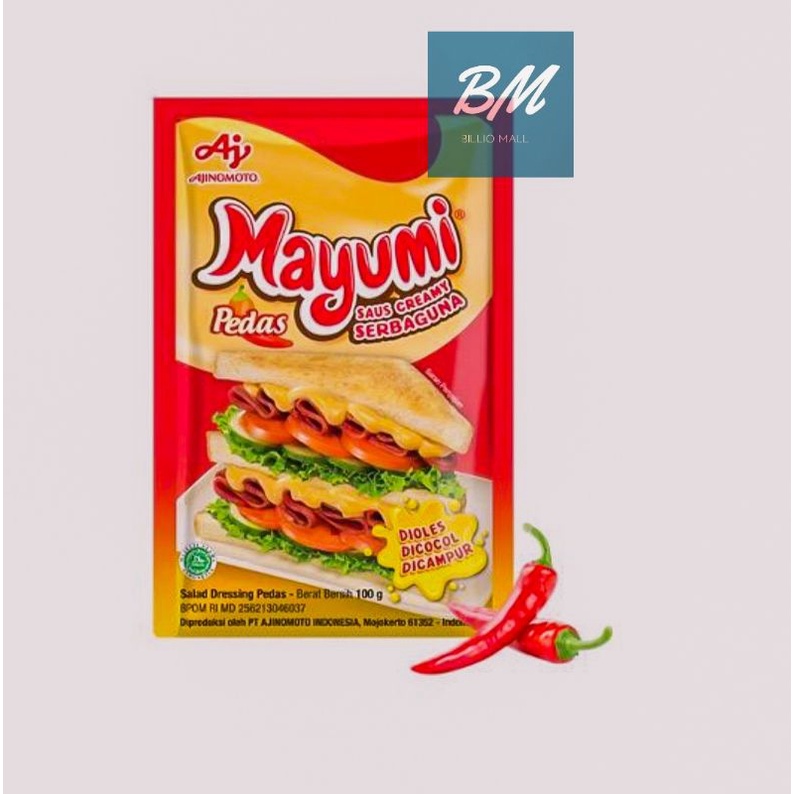 Ajinomoto Mayumi Mayonnaise 100 gr Original Spicy / Mayonnaise Mayumi ...