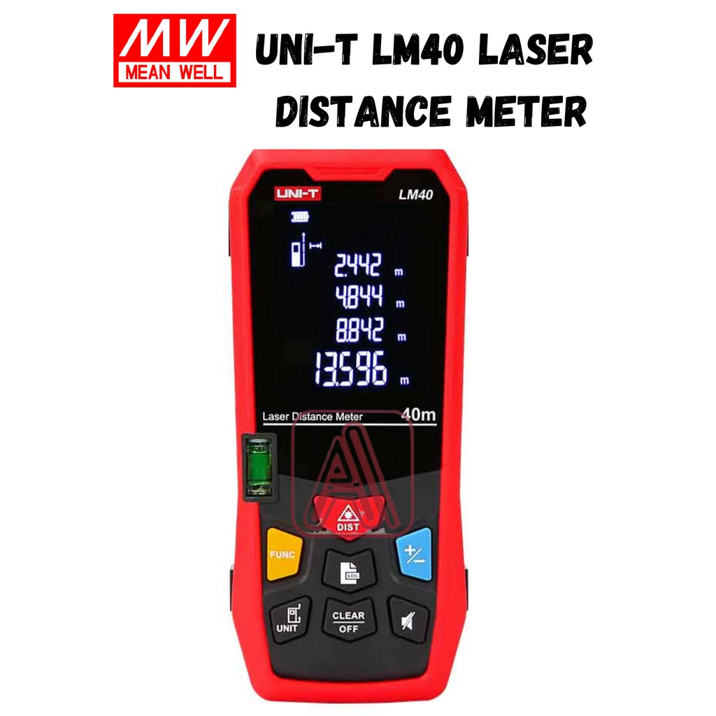 UNI-T LM40 40M / LM50A 50M / LM70A 70M / LM100A 100M / LM120A 120M / Digital Laser Distance ...