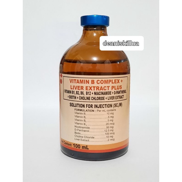 VITAMIN B COMPLEX+LIVER EXTRACT PLUS 100ML | Shopee Malaysia