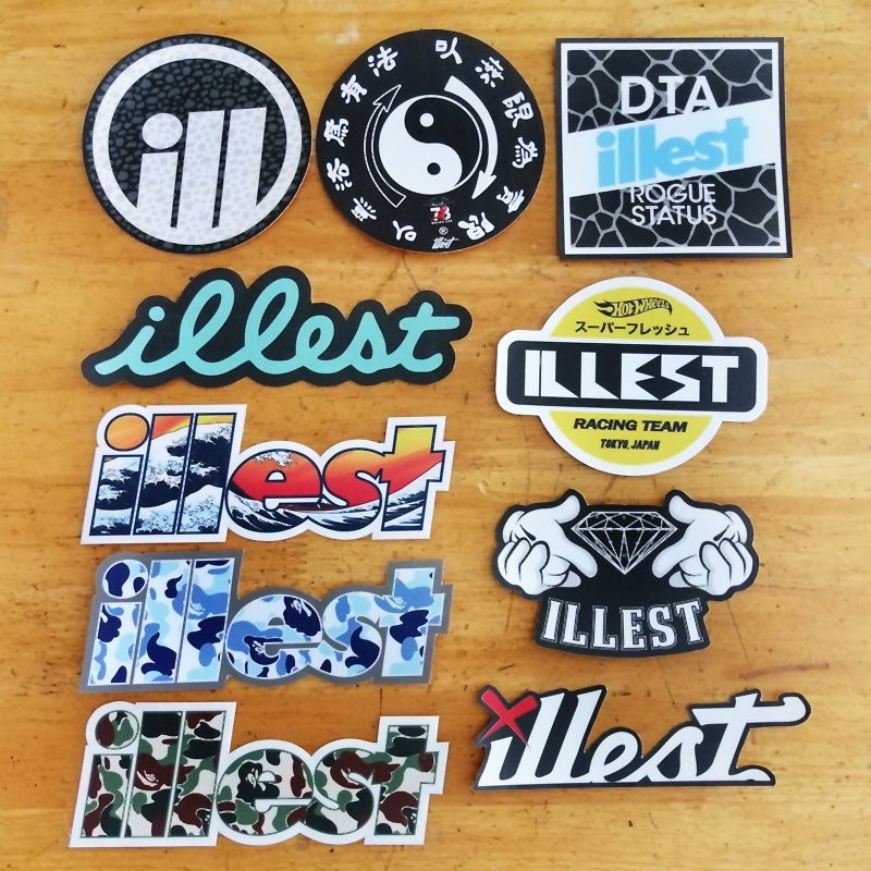 Automobile & Bumper 3M vinyl sticker with lamination batch 001 ILLEST ...