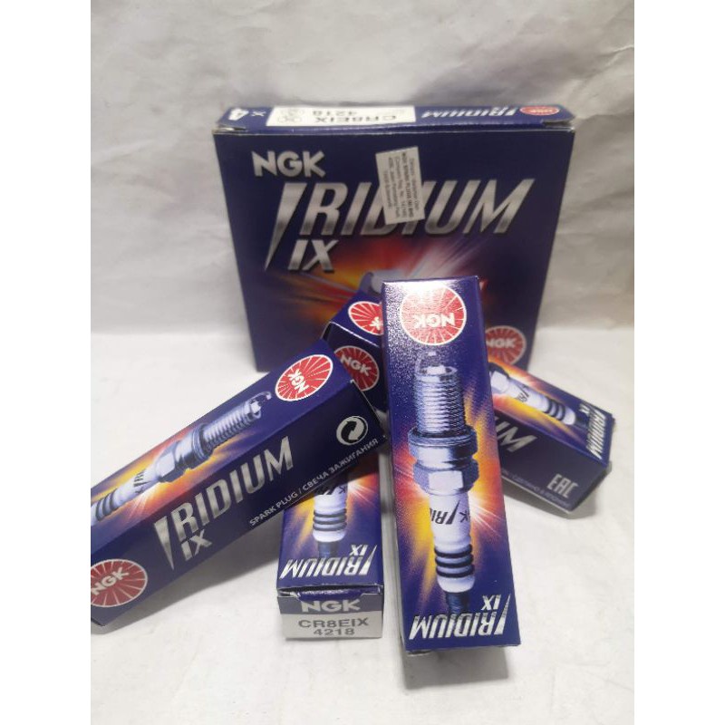 NGK IRIDIUM IX CR8EIX 4218 YAMAHA Y15ZR /R15/R25/KAWASAKI NINJA 250/NINJA 650/NAZA BLADE 250/650 ...