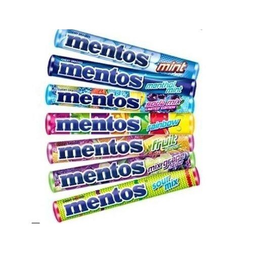 Mentos Chewy Candy Stick/Mentos Roll Menthol Mint 37g/ Mentos Roll ...
