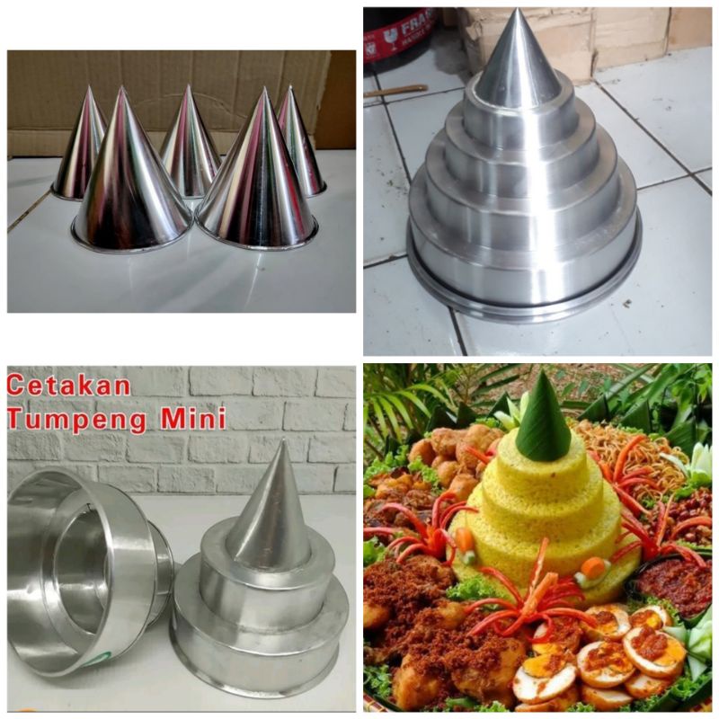 Mini Tumpeng Mold/Tumpeng Stacking PRESS/Pyramid Tumpeng | Shopee Malaysia