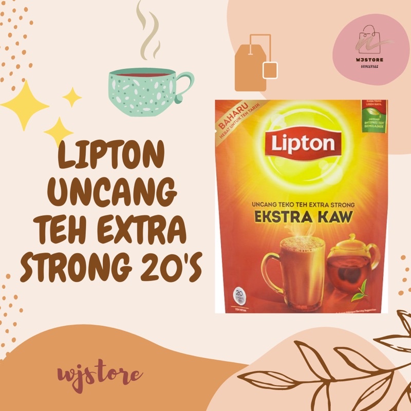 Lipton Uncang Teko Teh Extra Strong- Extra Kaw 20's/40's | Shopee Malaysia
