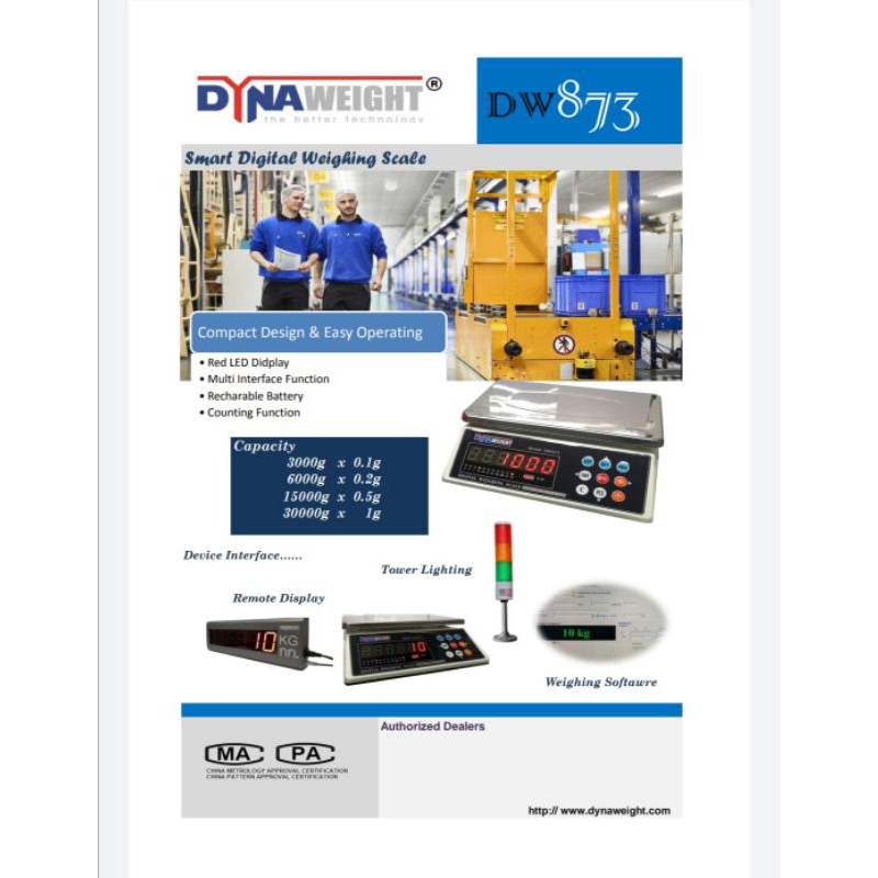 DYNAWEIGHT 3KG / 6KG / 15KG / 30KG Timbang Digital Electronic Counting ...