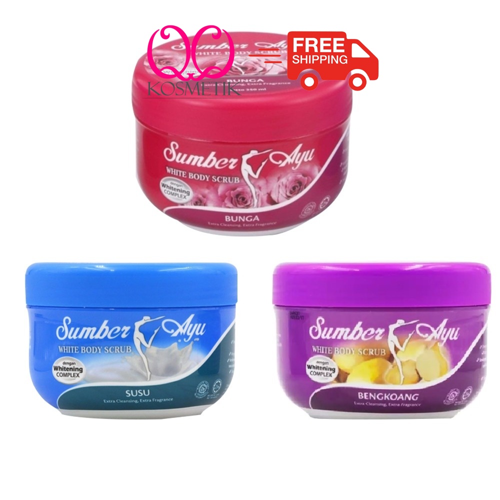 (Free Pos) Sumber Ayu Lulur Mandi 250ml Original Malaysia Bunga Susu ...