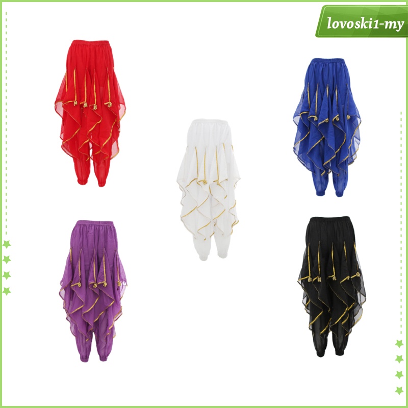 [lovoskibcmy] Womens Belly Dance Harem Pants Tribal Baggy Arabic