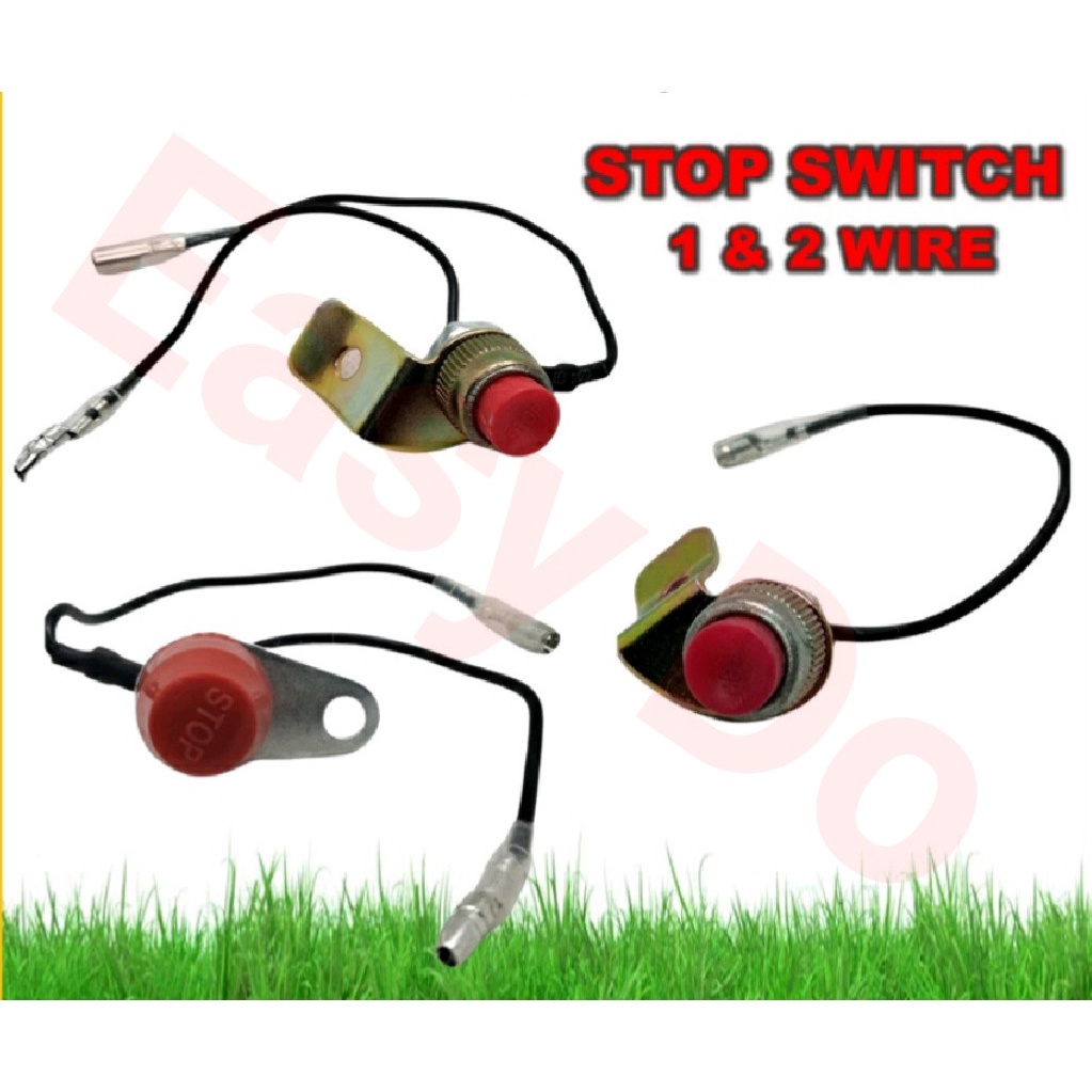 Brush Cutter Stop Button Suis Butang Berhenti Mesin Rumput (1 Wire & 2 ...