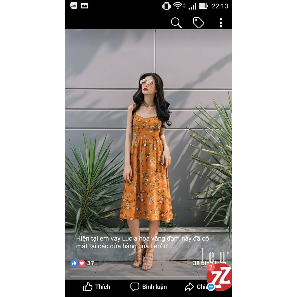 Lucia yellow dress by Lep Le Thi Mai Anh | Shopee Malaysia