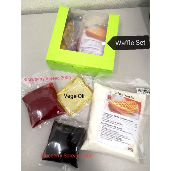Crispy Waffle Set Mix COMBO Set 500g Five Star BRAND Spread | Shopee ...
