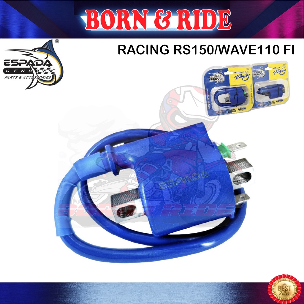 BORN & RIDE ESPADA BODY COIL PLUG RACING Y15ZR LC135 RS150 W110 FI VF3i ...