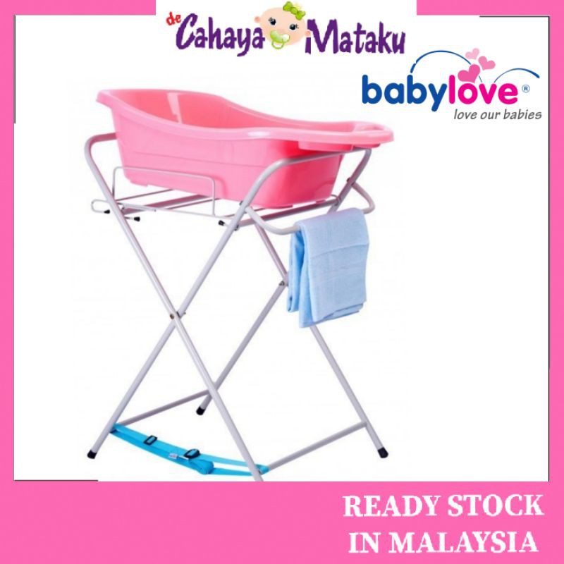 Tempat Mandi Baby/Babylove Foldable Baby Bath Tub Stand Without Bath ...