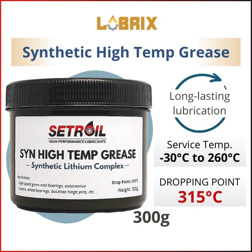 LUBRIX Setroil Synthetic High Temperature Grease Synthetic Lithium ...