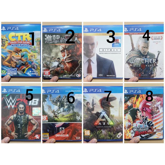PS4 Used Games Collection | Shopee Malaysia