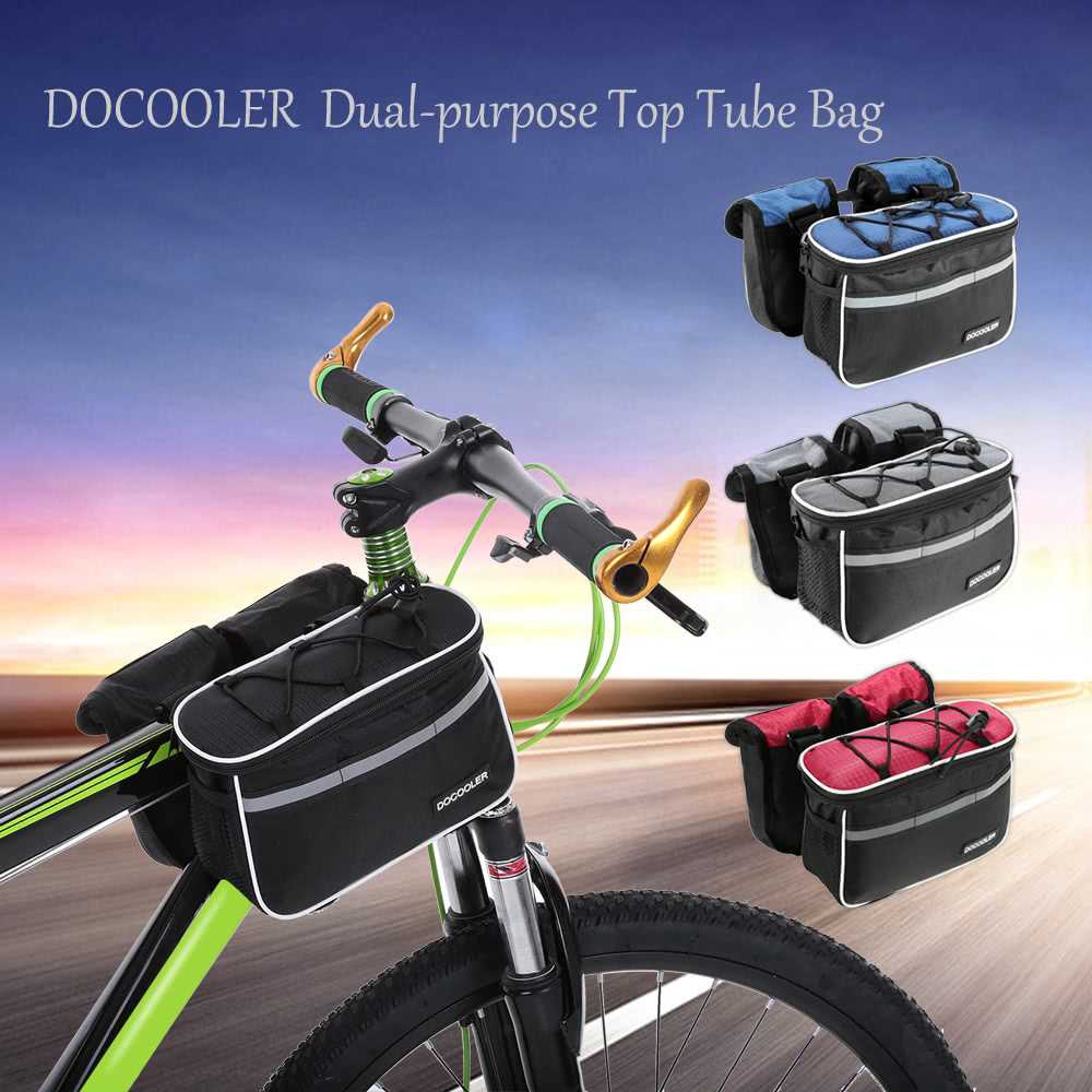 Docooler Detachable Bicycle Front Frame Tube Bag Pack Cross-body Bag ...