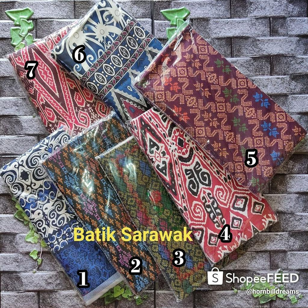 Kain Batik Corak Sarawak (Random) | Shopee Malaysia