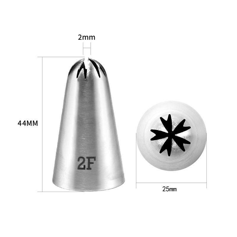 Seamless Pastry Nozzles Cake Decorating Tools Flower Icing Piping ...