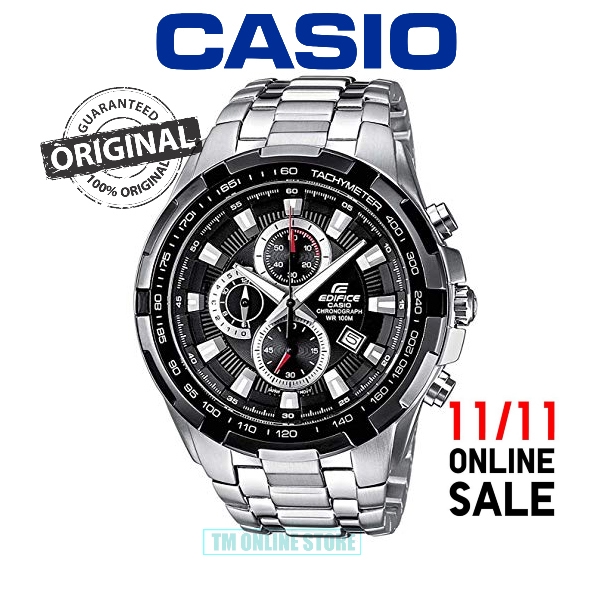 EF-539D CASIO ORIGINAL EDIFICE MEN CHRONOGRAPH STEEL WATCH EF-539D-1A/1A5/1A2/7A | Shopee Malaysia