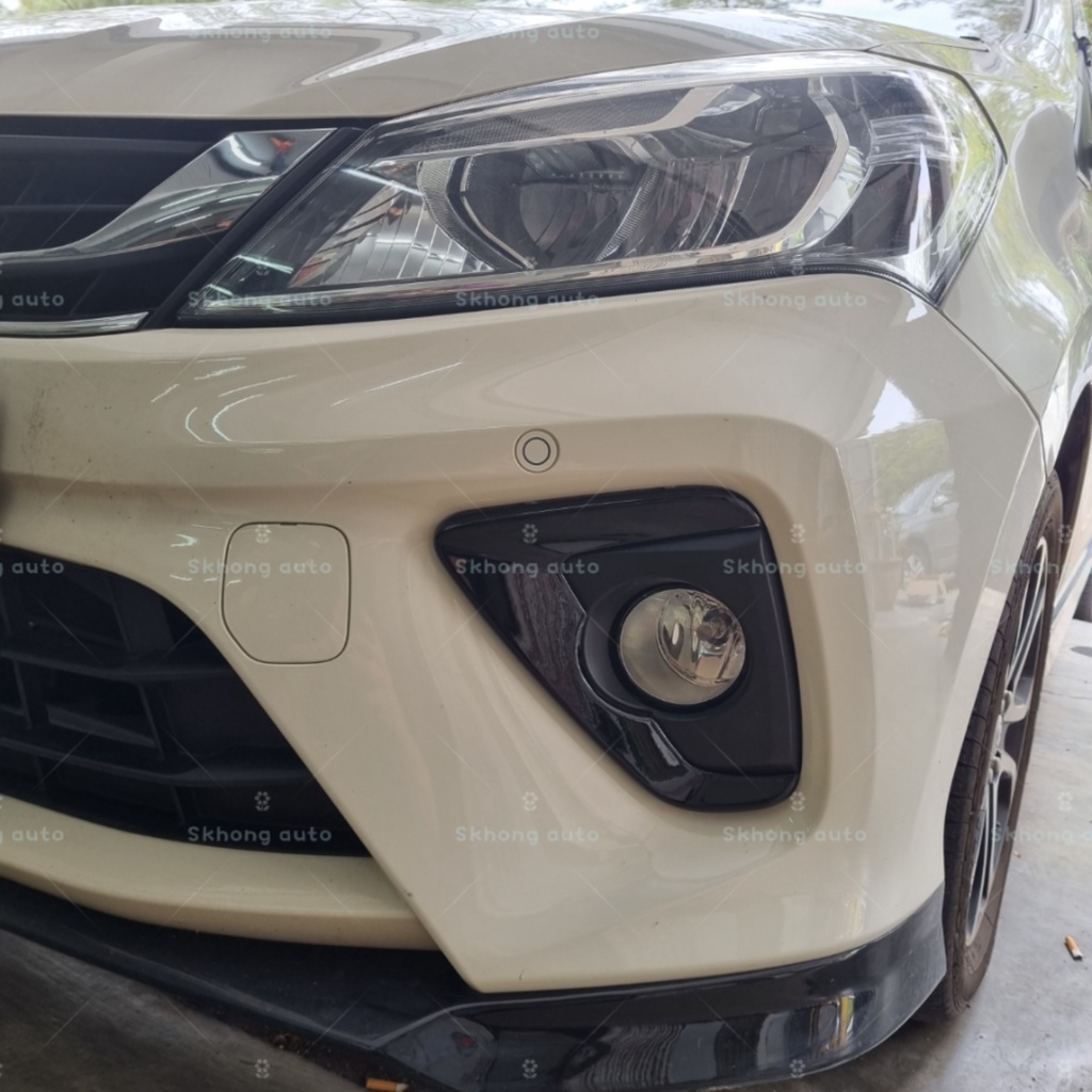 perodua myvi gen3 gm3 2018-2021 amg front bumper canard trim garnish ...