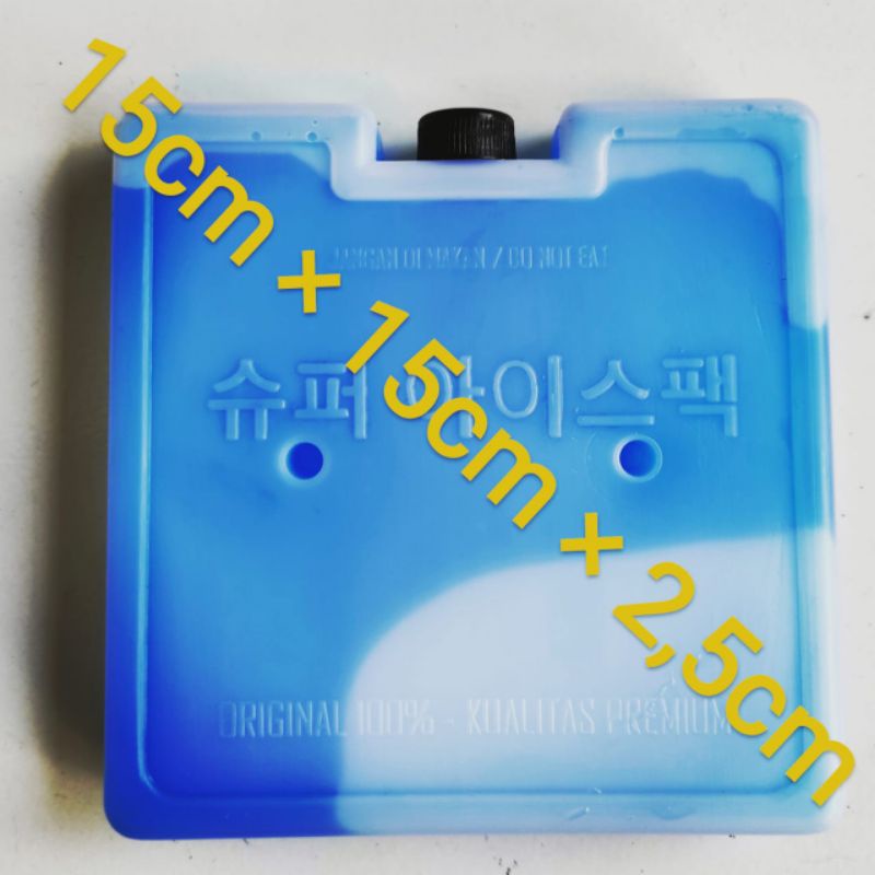 Ice pack Box15X15X2.5Cm ice gelE blue dry ice | Shopee Malaysia